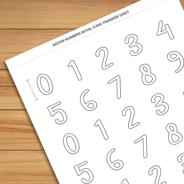 Space Letters & Numbers Royal Icing Transfer Design (3 sizes) | JH Web ...