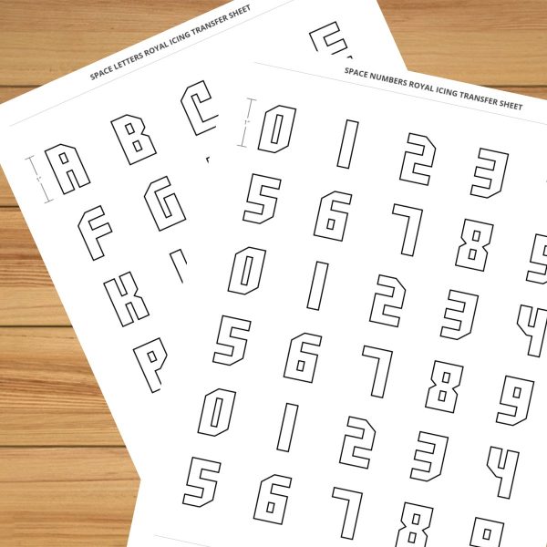 Pokemon Numbers Royal Icing Transfer Design (3 sizes) | JH Web Designer